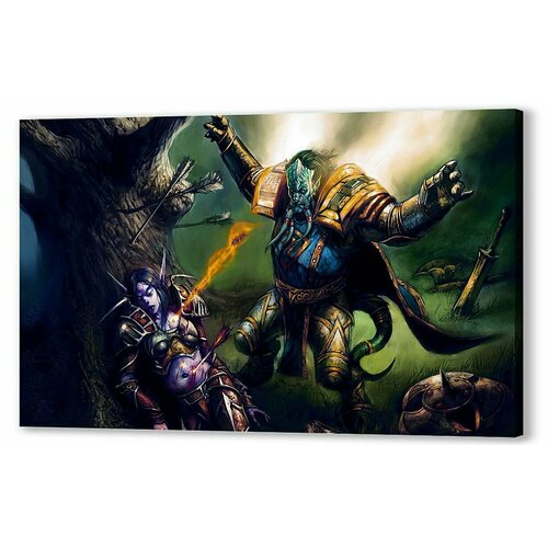 Плакат, постер на бумаге World Of Warcraft: Trading Card Game. Размер 30 х 42 см