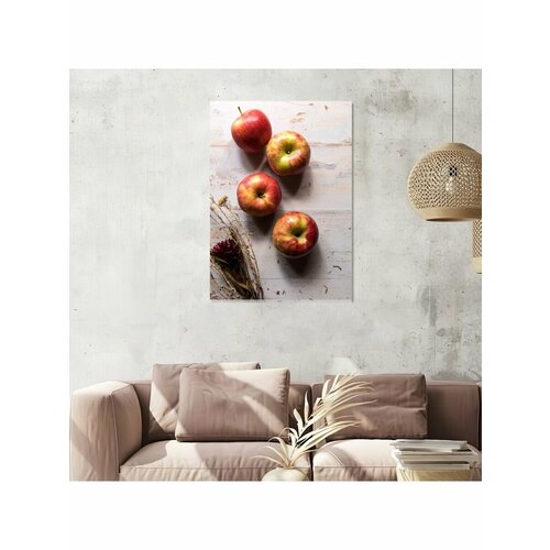 Картина на холсте с подрамником Цветы яблоки 40х60