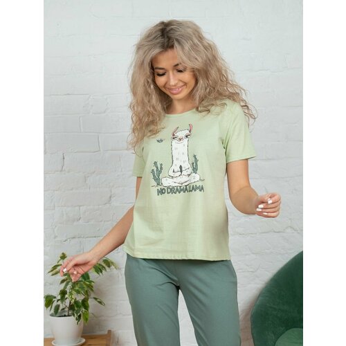 Пижама Cool Look, размер 48, зеленый