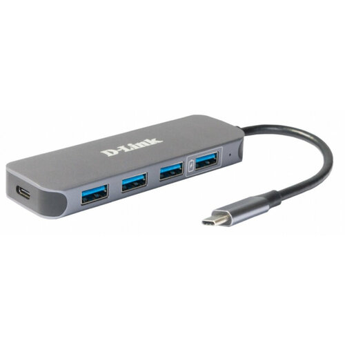 USB-хаб D-Link DUB-2340/A1A, grey