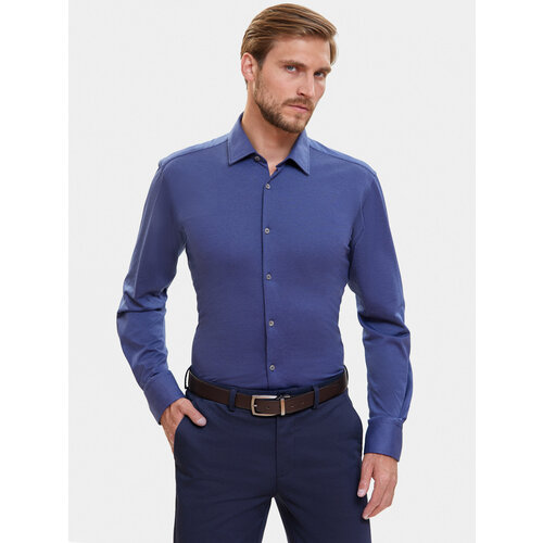 Рубашка KANZLER, размер 40, синий
