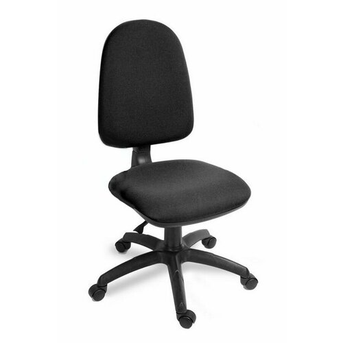 Компьютерное офисное кресло Мирэй Групп престиж без подлокотников люкс, Ткань, Черное