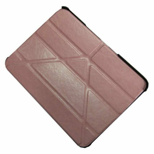 Чехол для Samsung P5220 (Galaxy Tab 3 10.1 LTE) задняя крышка + Smart Cover Origami <розово-черный>