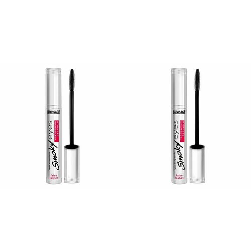 LUXVISAGE Тушь Smoky eyes Накладные ресницы, черная, 7 г, 2 шт