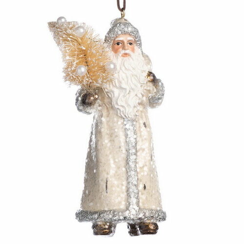 Goodwill Елочная игрушка Мистер Санта-Клаус с елочкой 14 см, подвеска S 30504