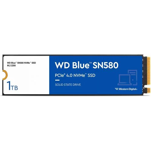 Накопитель SSD 1Tb WD Blue SN580 (WDS100T3B0E)