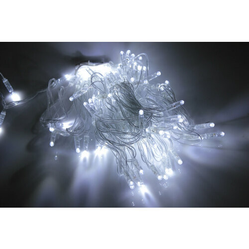 Гирлянда "Нить", цвет ламп белый, 160 LED, 10 м