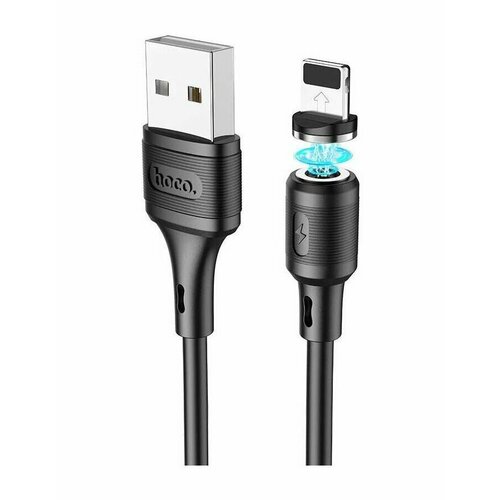 Кабель Hoco X52 Sereno USB - Lightning 2.4A 1m Black 6931474735522