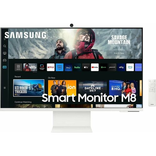 Монитор Samsung M8 LS32CM801UI 32", белый [ls32cm801uixci]