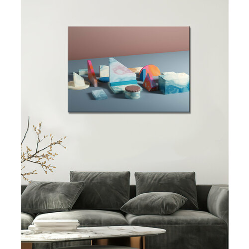 Картина/Картина на холсте для интерьера/Картина на стену/Картина для кухни/ - 3D иллюстрация (47) 30х40