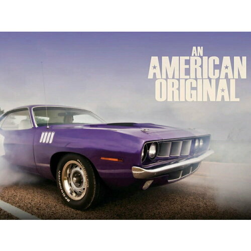 Плакат, постер на холсте American Original/авто/автомобиль/машина. Размер 60 х 84 см