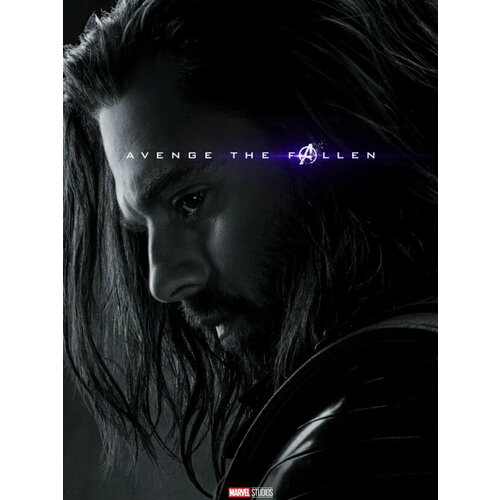 Плакат, постер на холсте Avengers: Endgame Collection /Мстители: Финал/Зимний солдат/искусство/арт/абстракция/творчество. Размер 42 на 60 см