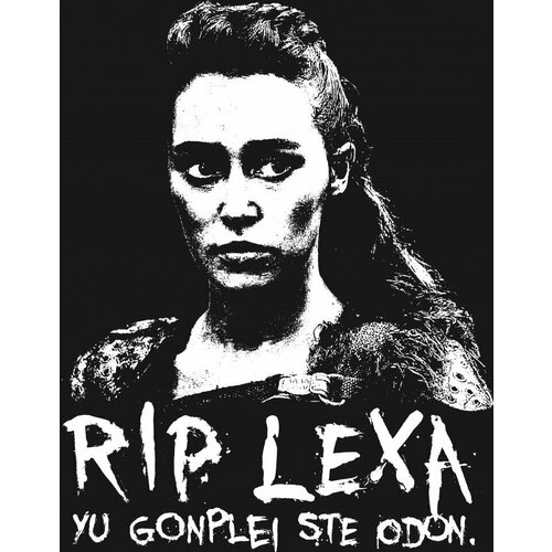 Плакат, постер на холсте The 100-Lexa/Сотня-Лекса. Размер 30 х 42 см