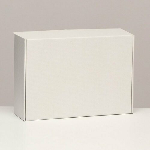 Коробка самосборная, белая, 31 х 22 х 9,5 см (комплект из 10 шт)