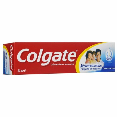 Зубная паста Colgate Максимальная защита от кариеса, Свежая Мята, 50 мл