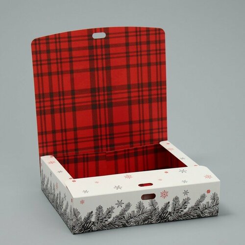 Дарите Счастье Коробка складная двухсторонняя «Тепла и уюта », 20 х 18 х 5 см