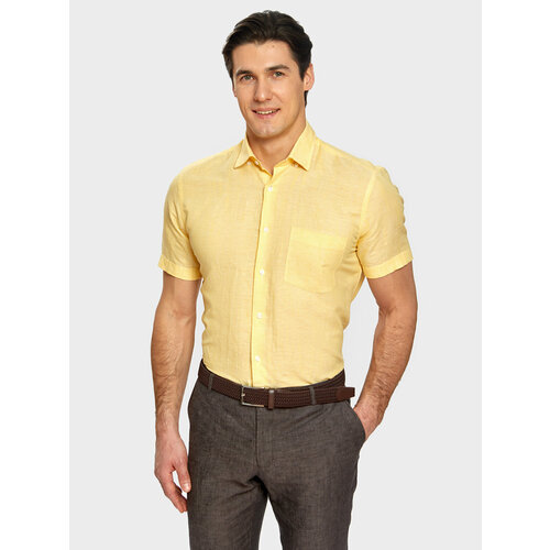 Рубашка KANZLER, размер 46, желтый