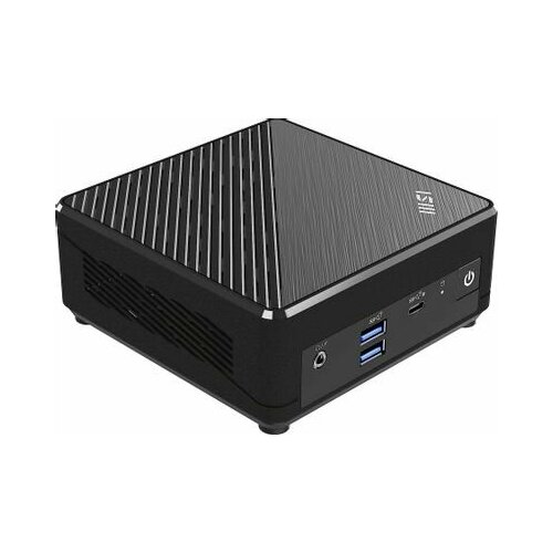 Неттоп MSI Cubi N ADL-018RU, Intel N-series N200, DDR4 4ГБ, 128ГБ(SSD), Intel UHD Graphics, Windows 11 Professional, черный 9S6-B0A911-058