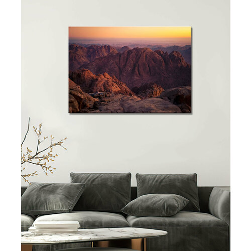 Картина/Картина на холсте для интерьера/Картина на стену/Картина для кухни/ - Египет/Гора Синай (1) 60х80