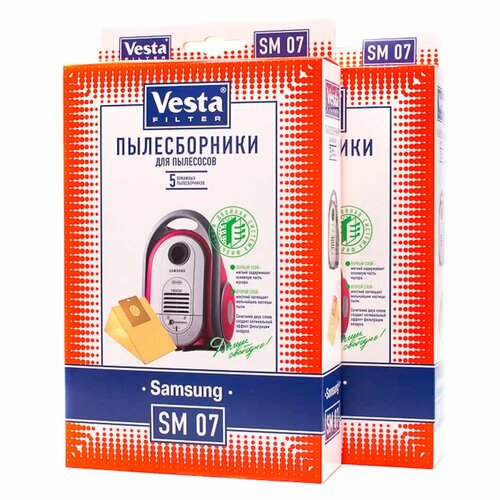 Мешки бумажные для пылесоса Vesta filter Sm072 10 шт