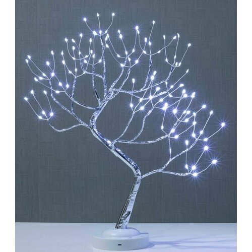 Светодиодная лампа в форме дерева / бонсай / Ночной светильник с сенсорным управлением / декоративный светильник / холодное свечение