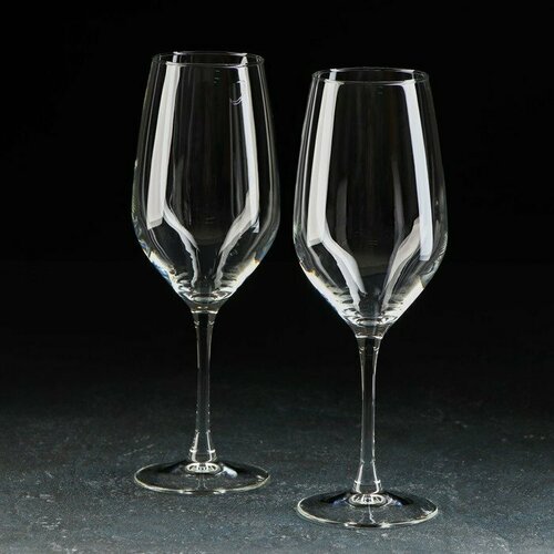 Набор стеклянных бокалов для вина «Магнум», 580 мл, 2 шт (комплект из 3 шт)