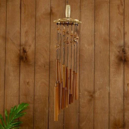 Музыка ветра "Умиротворение" бамбук 15х15х60 см (комплект из 2 шт)