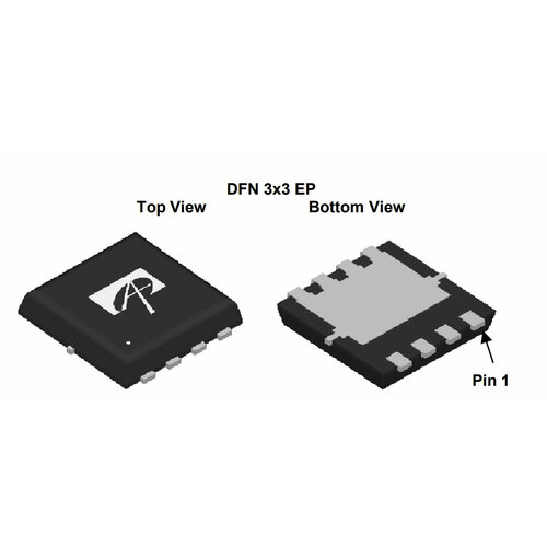 Микросхема AON7410 N-Channel MOSFET 30V 24A DFN3x3EP