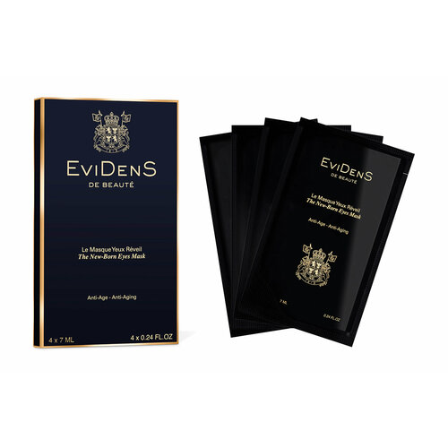 Набор из 4х возрождающих масок для лица Evidens de Beaute The New-Born Eyes Mask