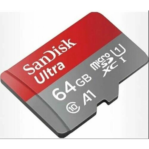 Карта памяти SanDisk 64GB microSDXC Class 10 Ultra UHS-I A 1 (140 Mb/s) без адаптера