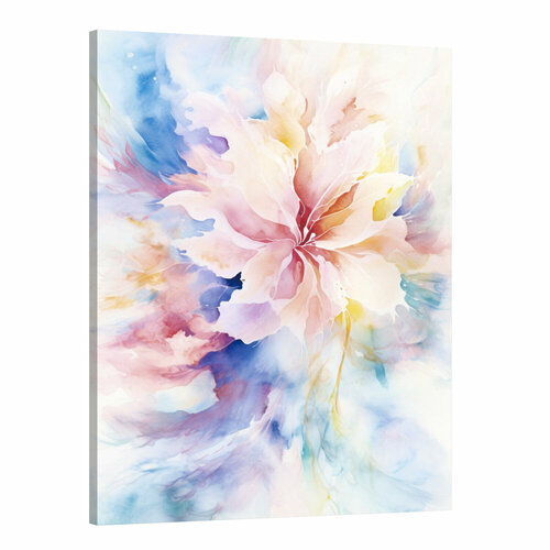 Интерьерная картина 50х70 "Цветочный вихрь"