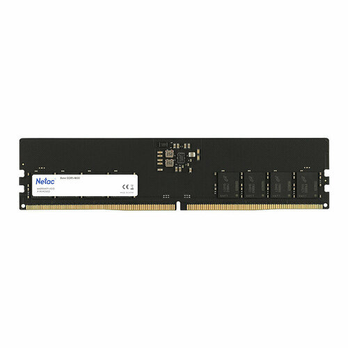 Оперативная память Netac Basic DDR5 8GB 4800MHz CL40 1.1V (NTBSD5P48SP-08)