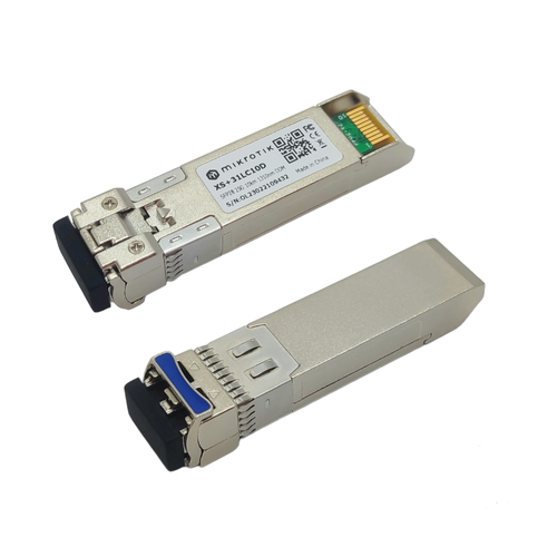 Трансивер MikroTik XS+31LC10DС универсальный 1,25G SFP, 10G SFP+ и 25G SFP28