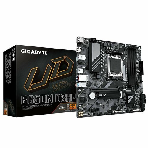 Материнская плата Gigabyte B650M D3HP AX, AM5, AMD B650, Micro ATX