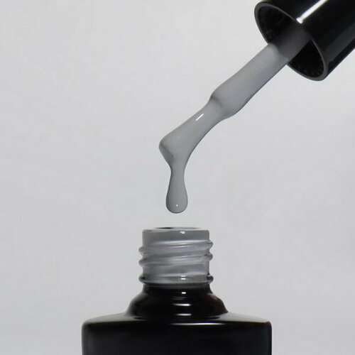 Гель лак для ногтей "DELICATE NUDE", 3-х фазный, 8 мл, LED/UV, цвет серый