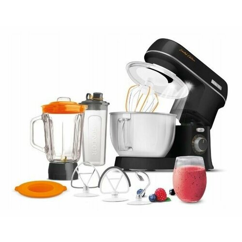 Планетарный кухонный комбайн Sencor Stand Mixer 2 в 1 STM 37501BK 1000 Вт, черный