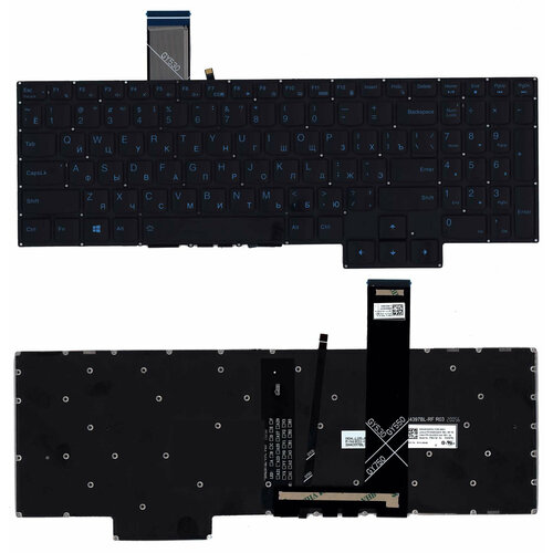 Клавиатура для ноутбука Lenovo Gaming 3-15IMH05 3-15ARH05 3-15ACH05 Blue p/n: SN20X22274 PR5CYB-RU