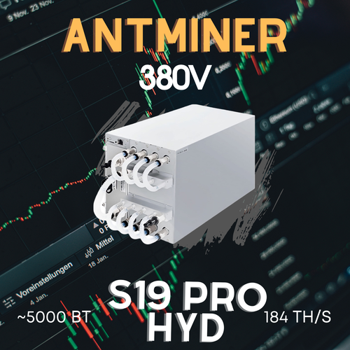 ASIC Майнер BITMAIN ANTMINER S19 PRO Hyd 184TH/s