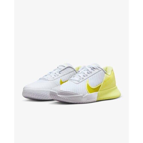 Кроссовки NIKE NikeCourt Air Zoom Vapor Pro 2, размер 36.5 EU / 23 СМ, белый, желтый