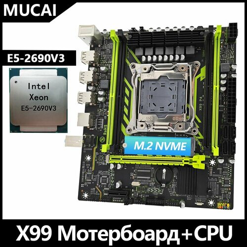 Главная панель MUCAI Intel X99-P4X1 LGA2011-3 E5-2690 V3