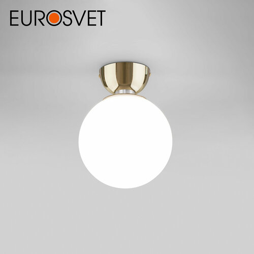 Потолочный / настенный светильник Eurosvet Bubble 30197/1, цвет золото, IP20