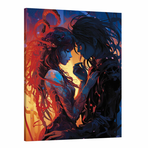 Интерьерная картина 50х70 "Поцелуй скорпиона"