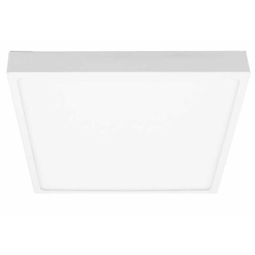 Светильник настенно-потолочный светодиодный 9 м² нейтральный белый цвет света цвет белый