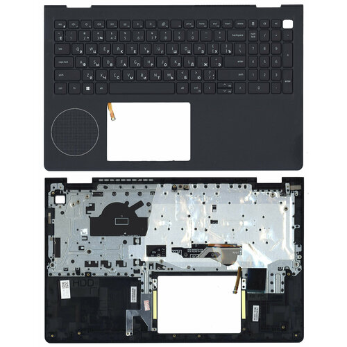 Клавиатура для ноутбука Dell Vostro 3515-5456 черная с подсветкой топ-панель