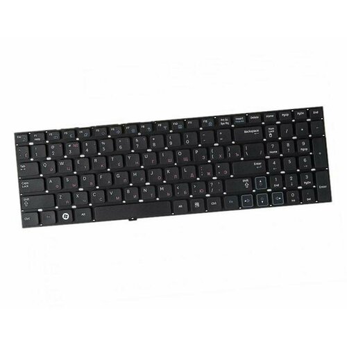 Клавиатура (keyboard) для ноутбука Samsung RV511, черная без рамки, гор. Enter