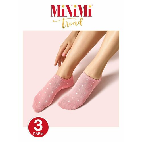 Носки MiNiMi, 3 пары, размер 35-38 (23-25), розовый