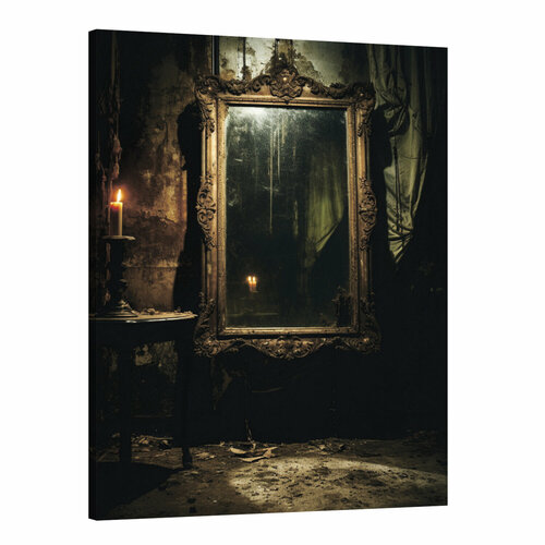 Интерьерная картина 50х70 "Таро: Магическое зеркало"