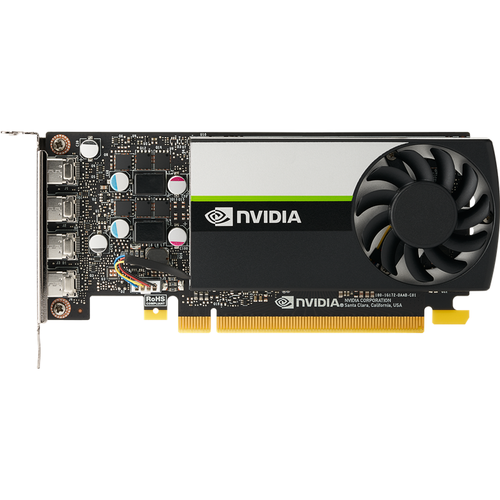 Видеокарта PNY NVIDIA T1000 8 Гб DDR6 128 бит (VCNT1000-8GB-SB)