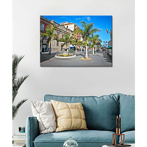 Картина/Картина на холсте для интерьера/Картина на стену/Картина для кухни/ - Город Санта Круз Тенерифе 1 60х80