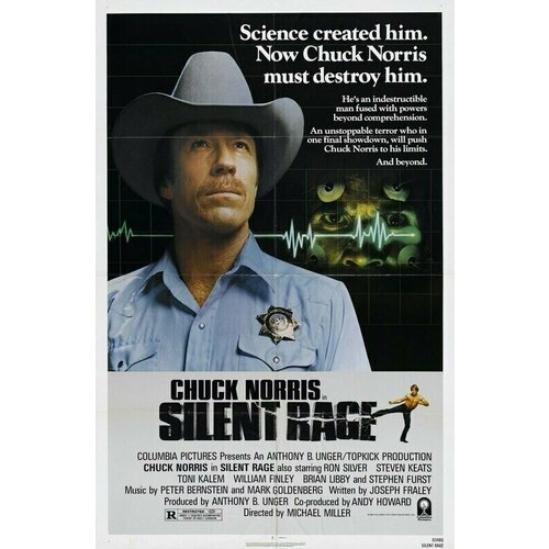 Плакат, постер на холсте Безмолвный гнев (Silent Rage), Майкл Миллер. Размер 42 х 60 см